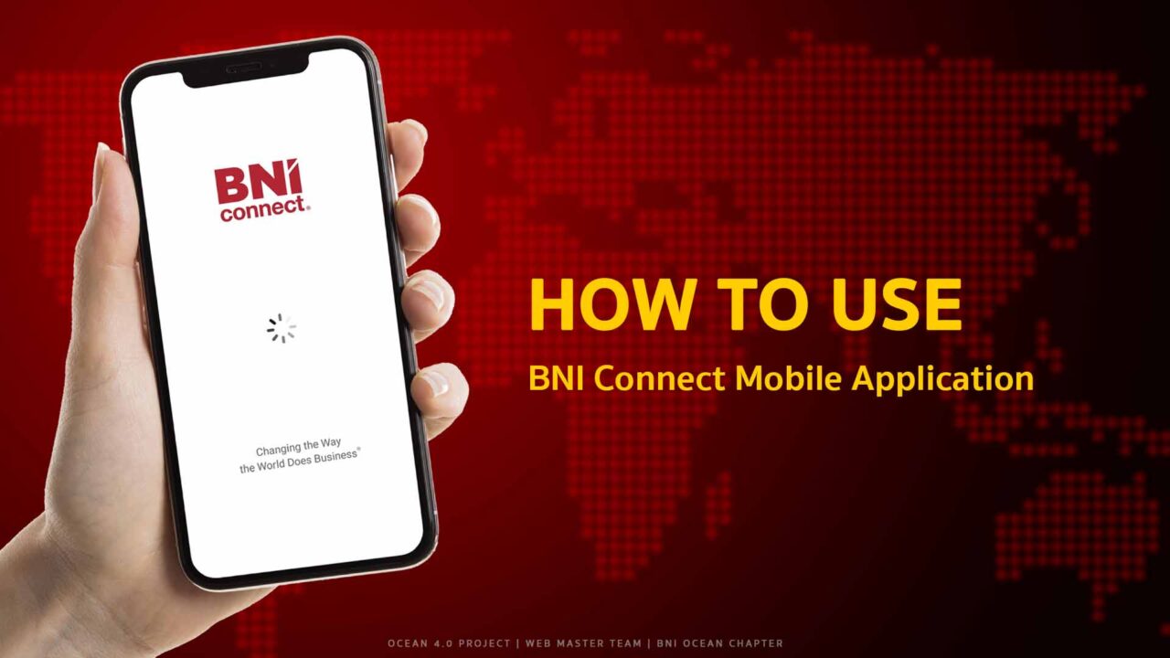 How to use BNI Connect Mobile - BNI Ocean, Chonburi, Thailand
